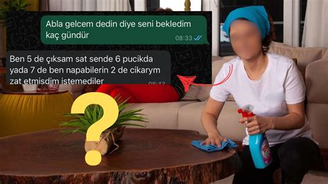 Eve Gelen Temizlikçi Ablanın Attığı Mesajı Anlamakta Zorlanan Adama