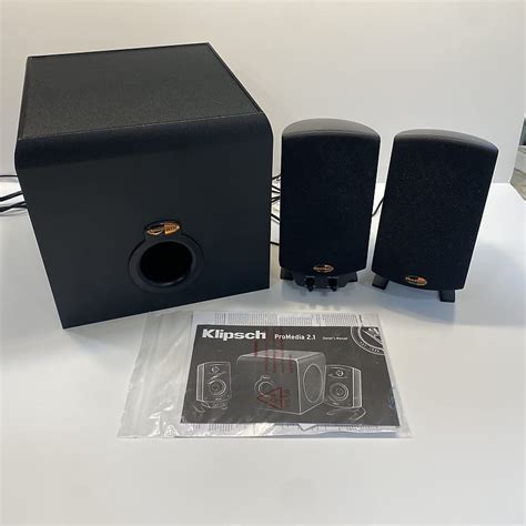 Klipsch Promedia 2 1 Thx Computer Speakers Subwoofer Reverb