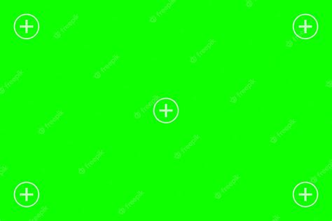 귀하의 디자인에 대 한 녹색 화면 크로마 키 배경 템플릿 프리미엄 벡터