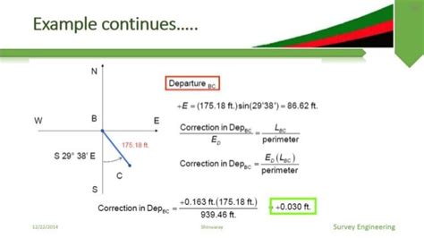 Traverse Calculation With Detail Surveying And Architects