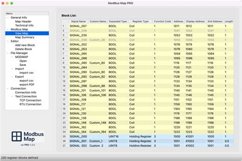 Modbus Map Map And Test Your Modbus In One Place