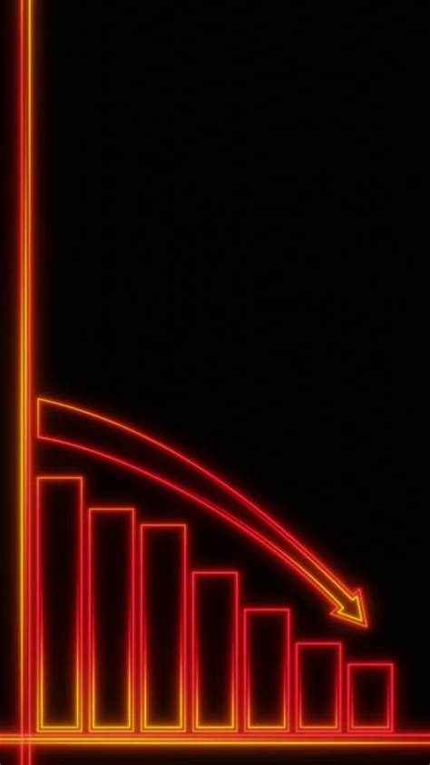 Chart Arrow Down Stock Video Footage Royalty Free Chart Arrow Down