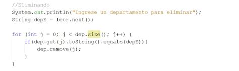Vectores En Java Mostrar Buscar Eliminar Departamentos