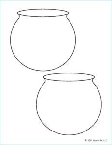 Free Printable Fish Bowl Templates Mombrite