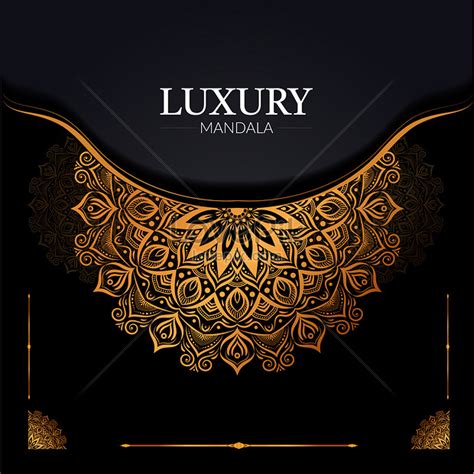 골드 컬러의 고급 만다라 배경 디자인 이미지 Hd 만다라 블랙 골드 우아한 금 배경 사진 무료 다운로드 Lovepik