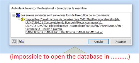 inventor ipart generation error autodesk community