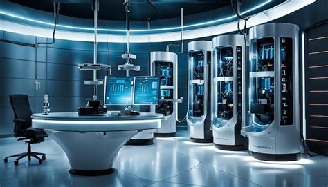 Genetic Engineering Lab Premium Ai Generated Image