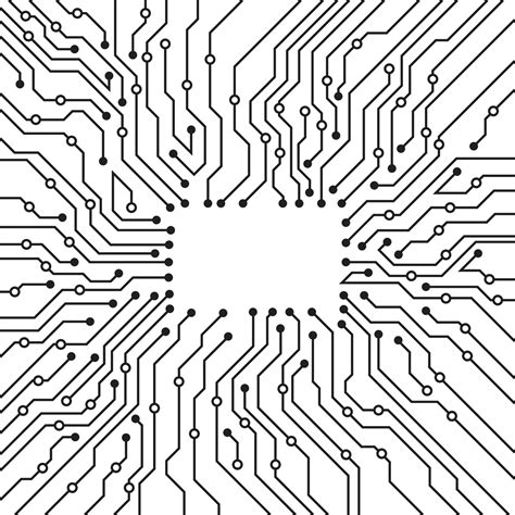 Abstract Vector High Tech Circuit Board Technology Background 26496991