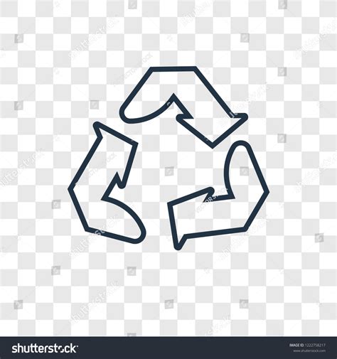 Three Curved Arrows Concept Vector Linear Stock Vector Royalty Free Shutterstock