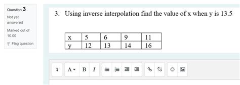 Solved Question 3 3 Using Inverse Interpolation Find The