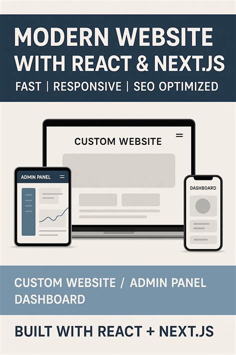 Create Full Stack Websites Or Dashboards With React And Next Js By