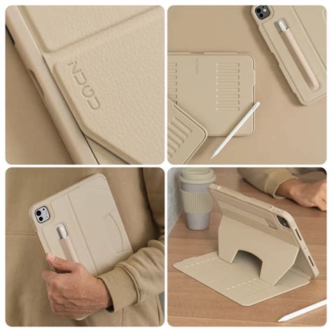 Zugu Case เคส Ipad Air 13 2024 2025 Ipad Pro 129 2020 2018 Sand 425° รีวิวชัด