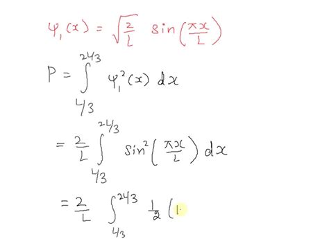 Solved For A Particle In A One Dimensional Box Of Length L Calculate