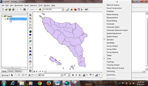 Belajar Aplikasi Gis Pengenalan Arcmap Dan Fungsi Fungsi Pada Toolbar