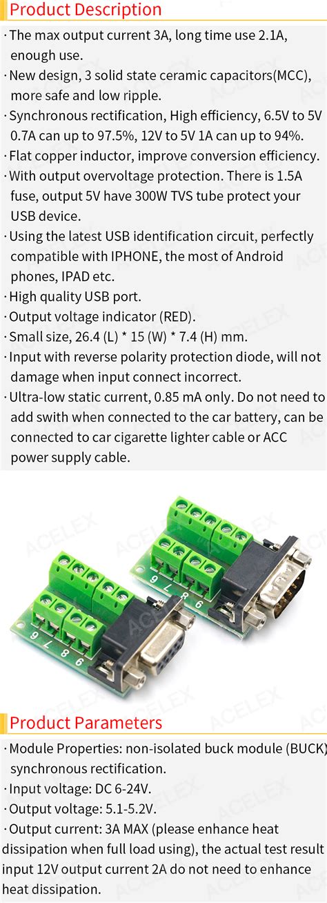 Db Male Female Adapter Signals Terminal Module Rs Serial To Terminal Db Connector Buy