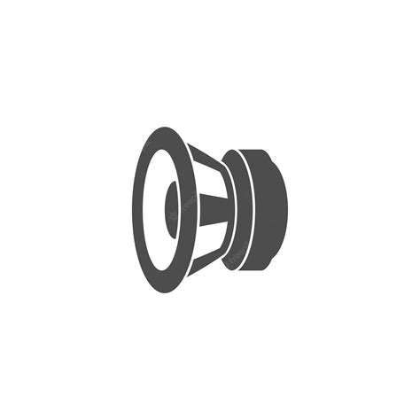 Premium Vector Speaker Subwoofer Icon Design Template Illustration