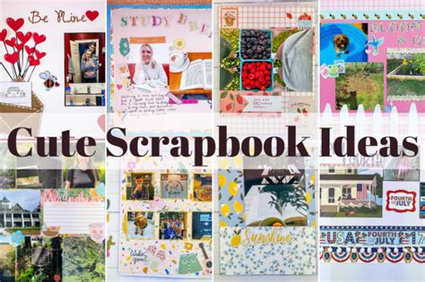 14 Cute Scrapbook Ideas For Every Occasion Allthatscrapbook