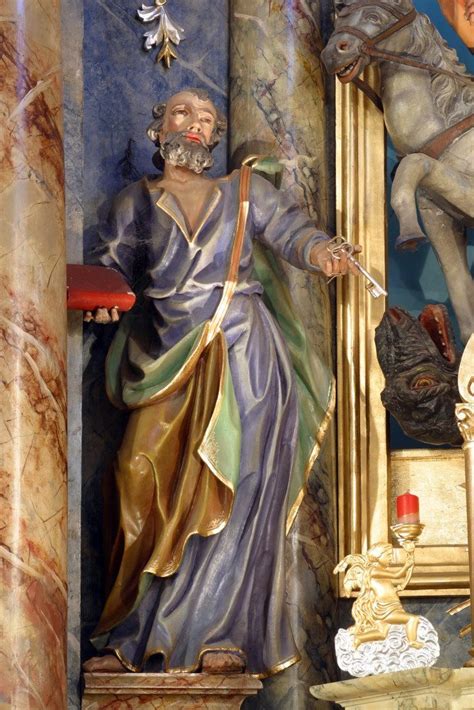 São Pedro O Pai Da Igreja Imagens De Santos Católicos