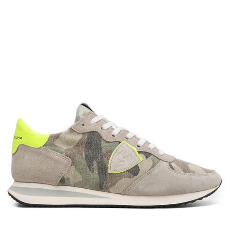 Sneakers Philippe Model Trpx Low Man Tzlu Cn23 Grün Eschuhede