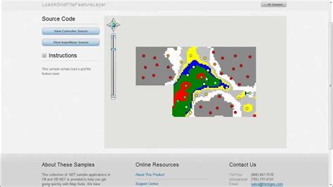 load a gridfilefeaturelayer map suite mvc edition sample app