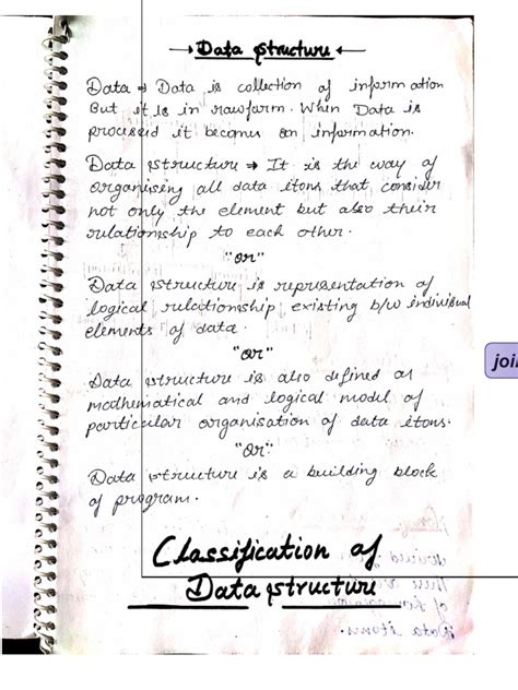 Data Structure Notes Pdf