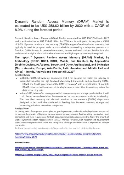 Ppt Dynamic Random Access Memory Market Powerpoint Presentation Free Download Id11861708