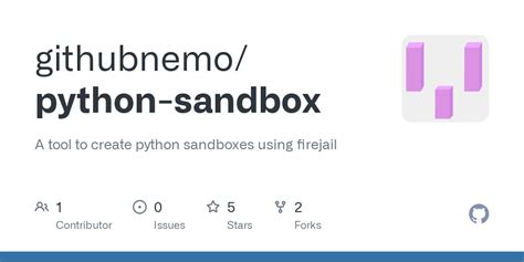 github githubnemo python sandbox a tool to create python sandboxes