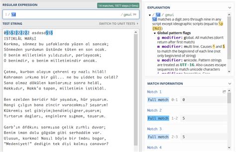 regex regexp regular expressions düzenli kurallı İfadeler bölüm 1