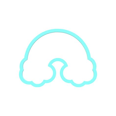 3d File Rainbow Clouds Cookie Cutter Multi Cutter Stl File・3d Printable Model To Download・cults