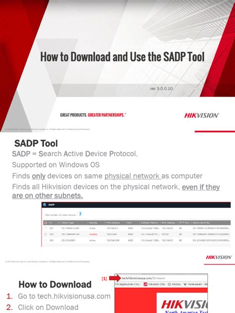 How To Download And Use The Sadp Tool Pdf Installation Computer