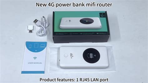 G Power Bank Router Mah Mbps Rj Portable Lte Power Bank Router G Mobile Wifi Hotspot