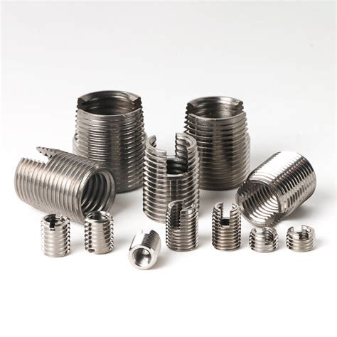 Self Tapping Thread Insert With Cutting Slot Precision Fasteners And Thread Inserts Manufacturer