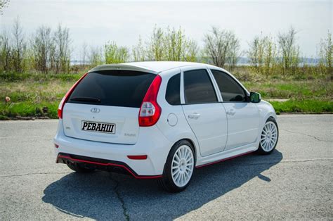 Фото заднего бампера "Реванш" — Lada Калина Хэтчбек (2G), 1,6 л, 2013 ...