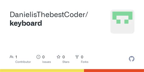 Github Danielisthebestcoder Keyboard