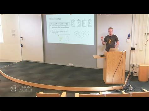 Free Video Parallel Algorithms For Local Problems In Sparse Graphs From Simons Institute