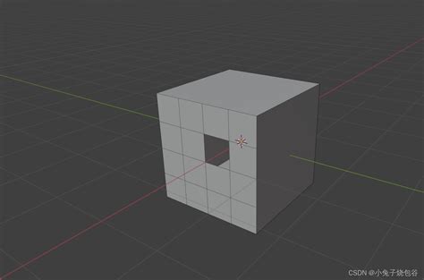 Blender教程（基础） 面的细分与删除、挤出选区 07blender细分 Csdn博客