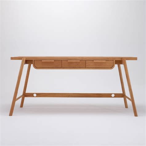 Null Writing Table 160 Solid Oak Wood Hand Crafted For Sale At 1stdibs