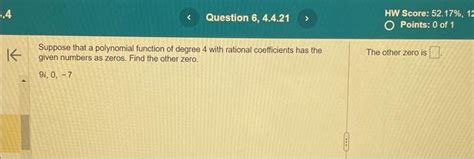 solved suppose that a polynomial function of degree 4 with