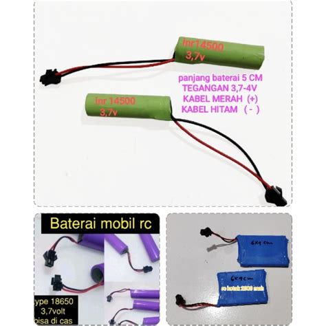 Jual Baterai Batre Mobil Rc V Type Bisa Di Cas Ulang Mah Shopee Indonesia