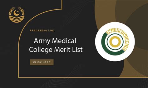 Army Medical College Merit List 2025 Amc Mbbs Bds