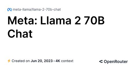 llama 2 70b chat api providers stats openrouter