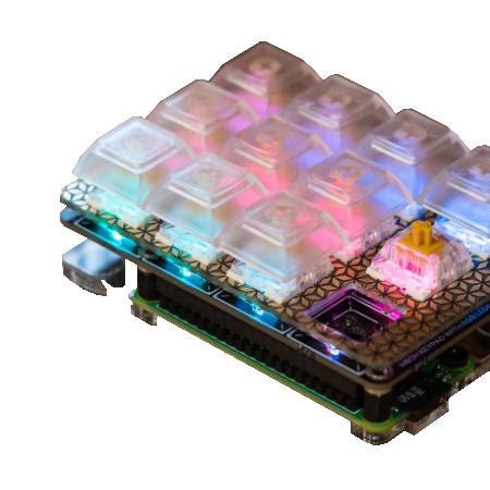 Keybow Kit 12 Key With Pi Zero Wh Clicky Keys PIM419