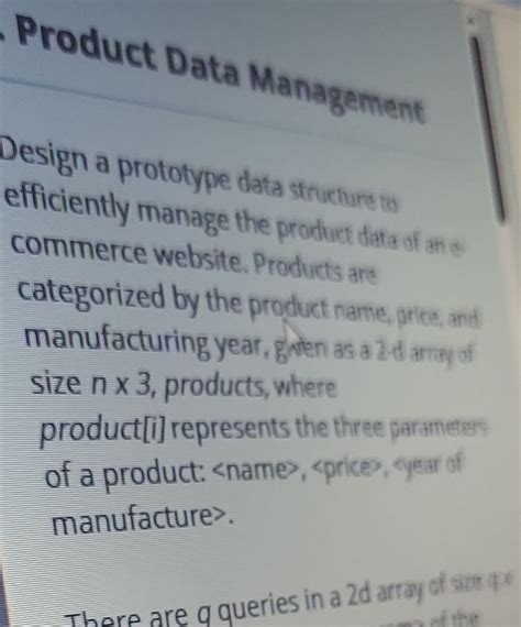 Design A Prototype Data Structure To Studyx