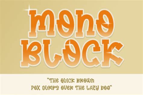 Monoblock Font Digital Font Download