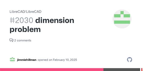 Dimension Problem · Issue 2030 · Librecadlibrecad · Github