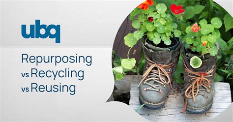 Recycling Vs Repurposing Vs Reusing Ubq