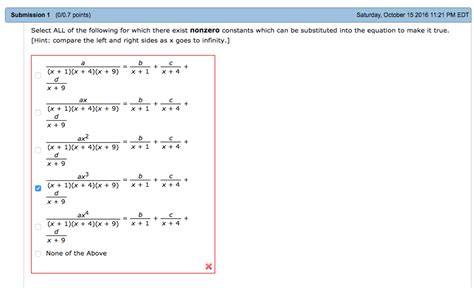 solved select all of the following for which there exist