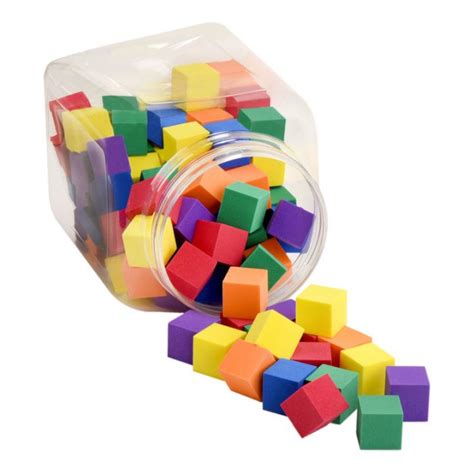 Foam Counting Color Cubes 120 Pieces Premium Joy Foam Counting Color Cubes 120 Pieces Premium Joy