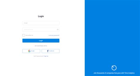 Login To Time Analytics Time Analytics