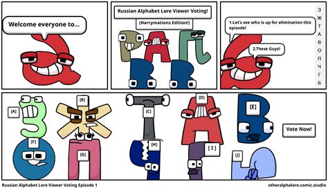 Russian Alphabet Lore Viewer Voting Episode 31 Comic Studio Riset